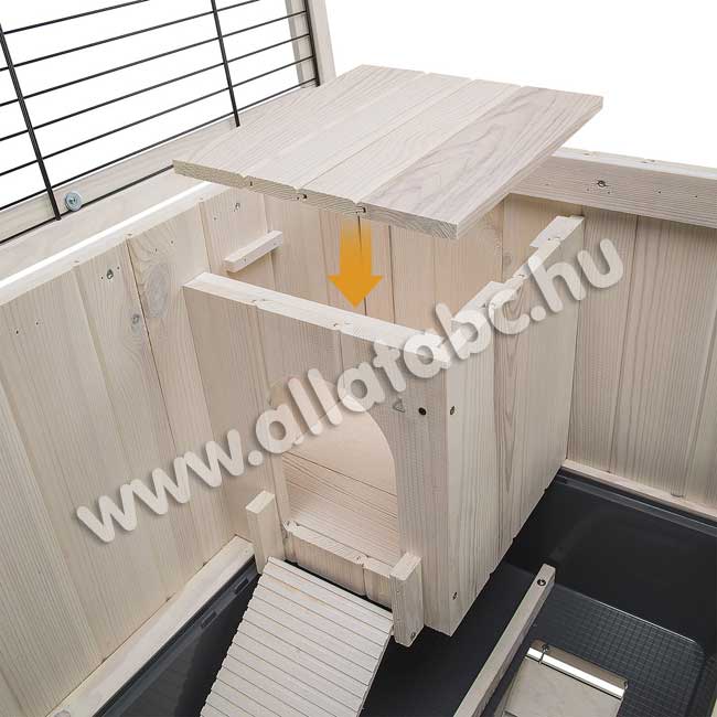 Ferplast Cottage mini - tengeri malac ketrec fából - AllatABC